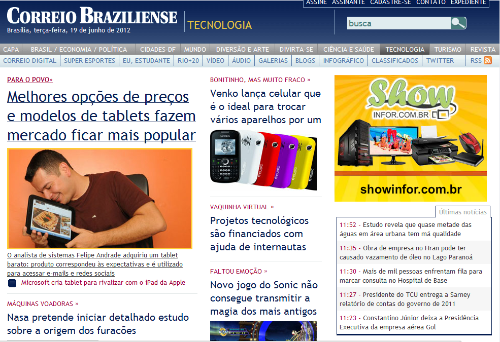 Solutto Blog: Tablets cada vez mais populares no Brasil